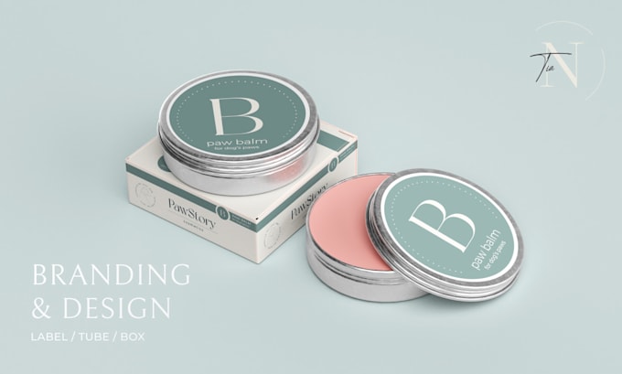 Do aesthetic design product packaging, label, box and tube brand ...