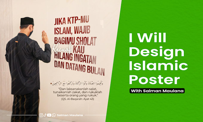 Create islamic poster design by Salmanmaulana55 | Fiverr