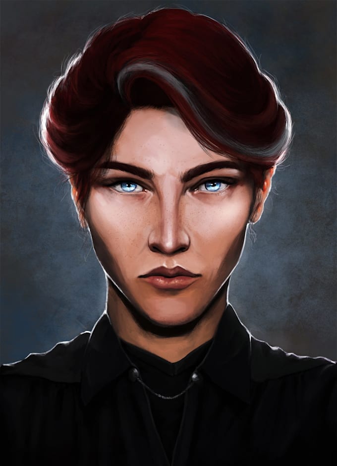 Paint realistic character art by Feardeer | Fiverr