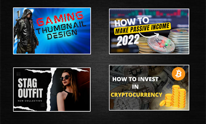 Design incredible yotube thumbnails in 3 hours by Zain_freelancr | Fiverr