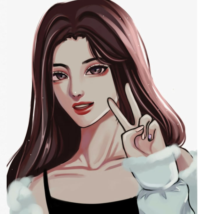 Drawing digital semi realistic art by Shinyassb | Fiverr