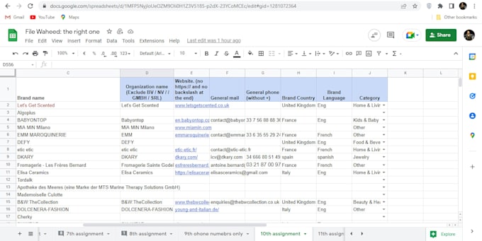 Do perfect data entry, office work, excel formatting by Zunariafatima ...