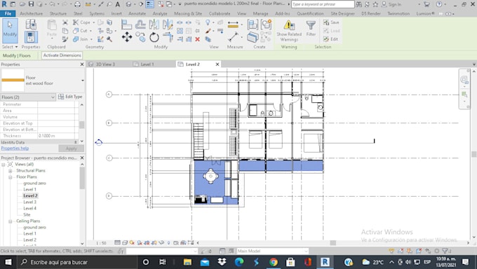 Turn your floorplans into a revit bim model by Aspururendering | Fiverr