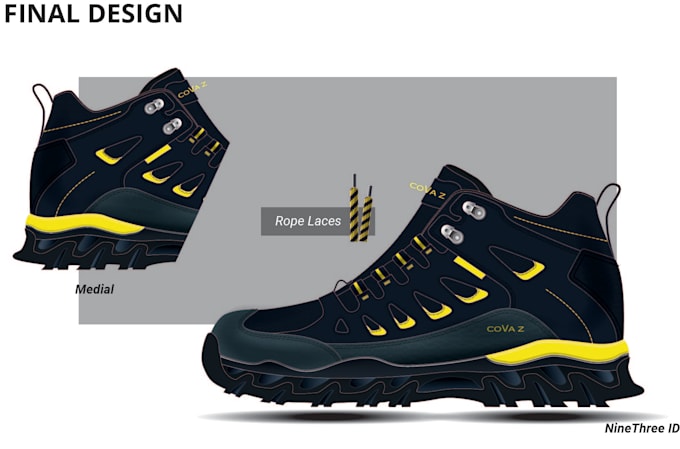 Design your custom shoe idea by Ninethreeid | Fiverr