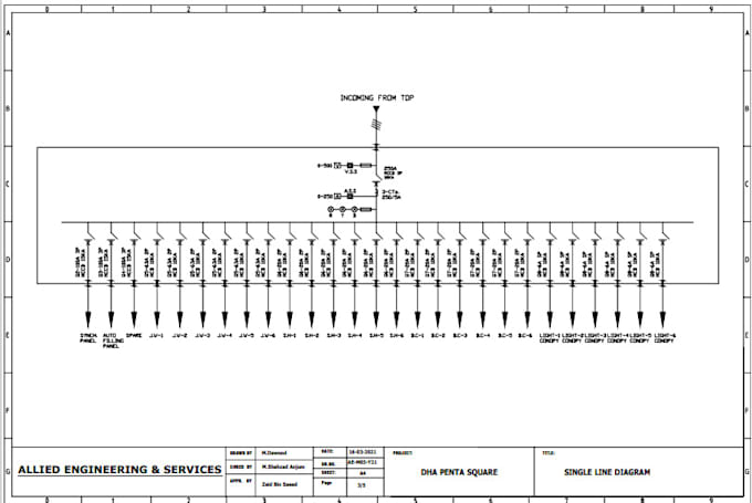 Electrical design of schematics, sld, general arrangement drawings by ...