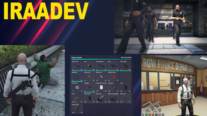 Make fivepd cops server based on qbcore nopixel inspired by Iraadev ...