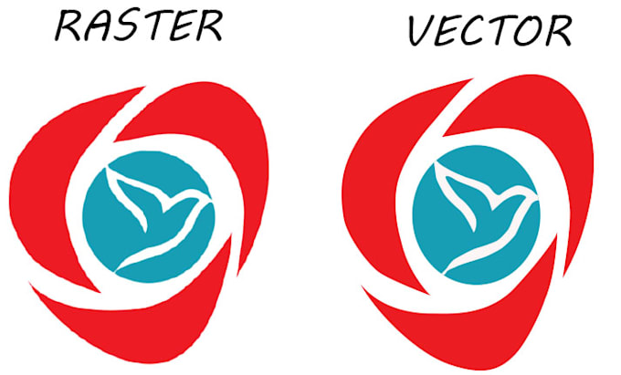 Convert files raster to vector images logo high resolution psd png ai ...