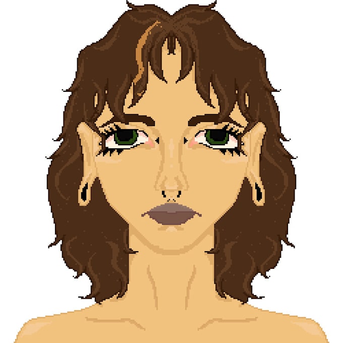 Create a pixel art headshot or full body image by Pixlexie | Fiverr