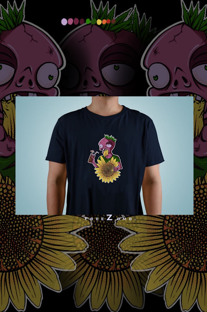 Create custom t shit design character unique by Freezomb | Fiverr