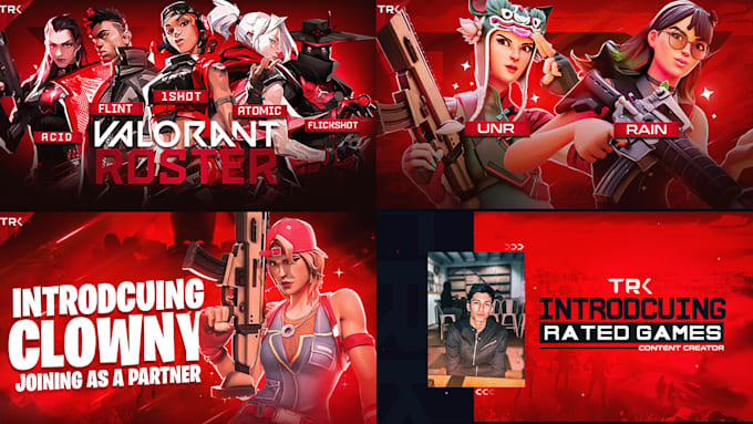 Design esports graphics, poster and banners for your team by Creative ...