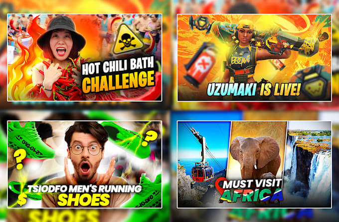 Design the best youtube thumbnail by Rushika1500 | Fiverr