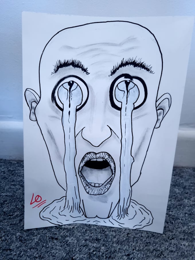 Draw and paint the most horrific image possible by Leolane001 | Fiverr