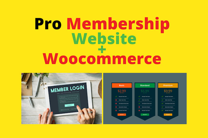 Build ecommerce membership and subscription website by Dwebteam | Fiverr