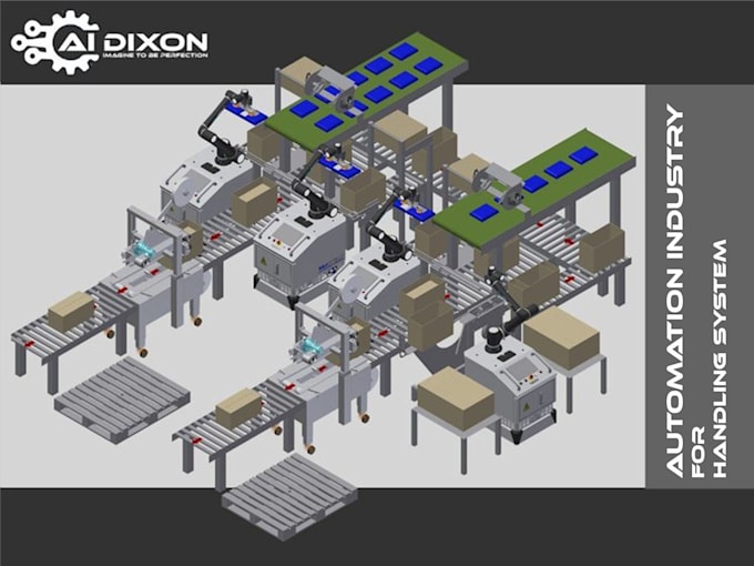 Make automation industrial design system, concept design by ...