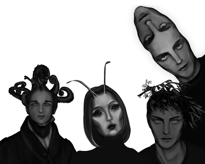 Create digital characters and portraits by Adityaatrey | Fiverr