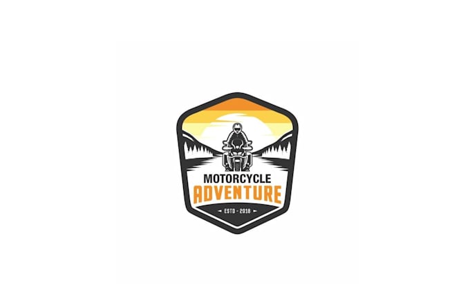 Make high quality adventure motorcycle logo design in one day by Shawn ...