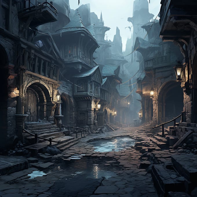 Make amazing environment concept art or background by Labonisusmita ...