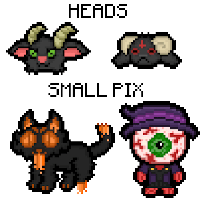 Make furry and monster girl pixel art by Munchpetshop | Fiverr