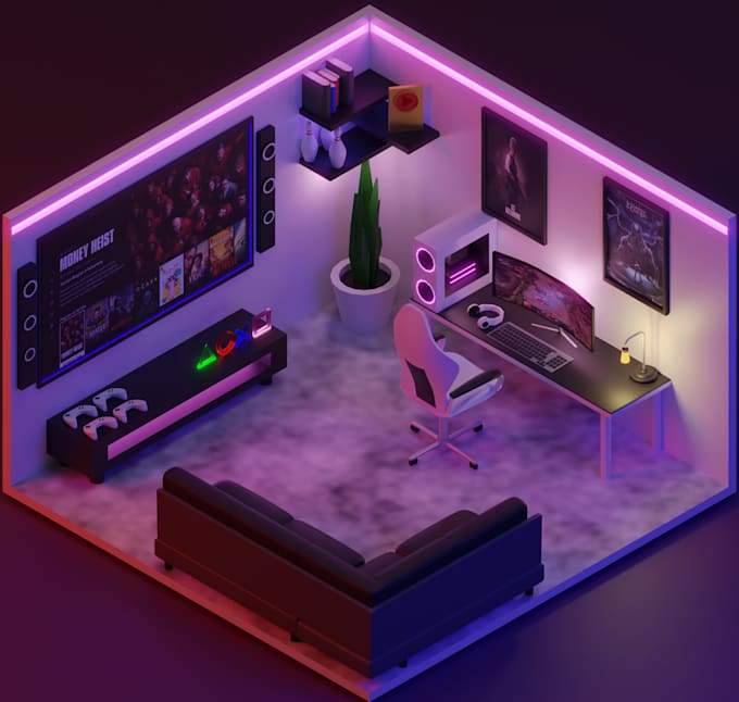 Make 3d design with blender app by Kenzhii | Fiverr