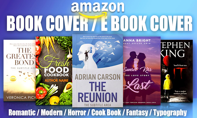 Design amazon kdp book cover or ebook cover by Nine_dsgns | Fiverr