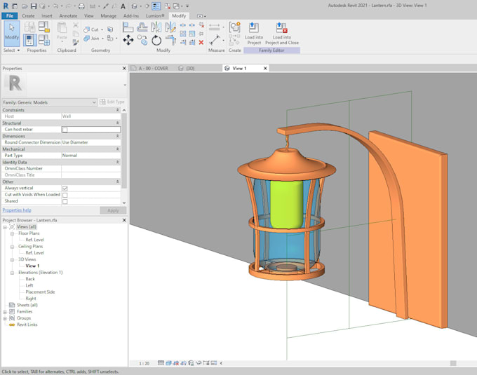 Revit parametric families for your project by Dm_t_1b | Fiverr