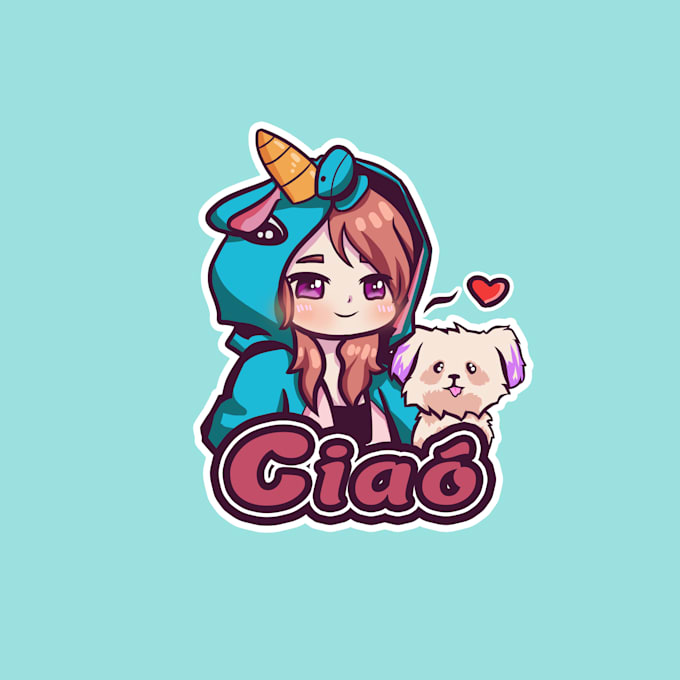 Make cute chibi logo for you by Genescribbles | Fiverr