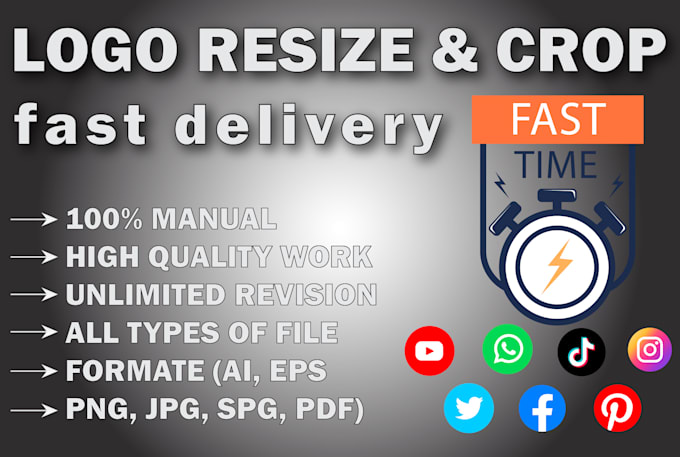 Resize logo for social media ecommerce or any other size by Nomi ...