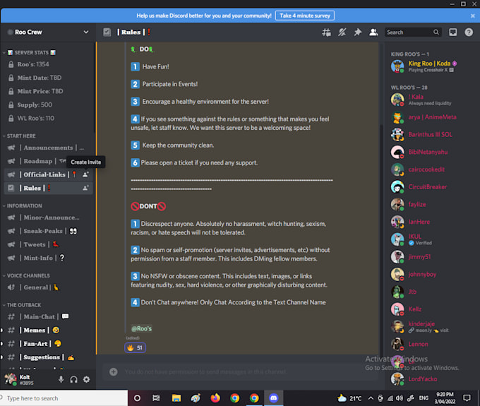 Discord moderation and management by Sirnicholasgetf | Fiverr