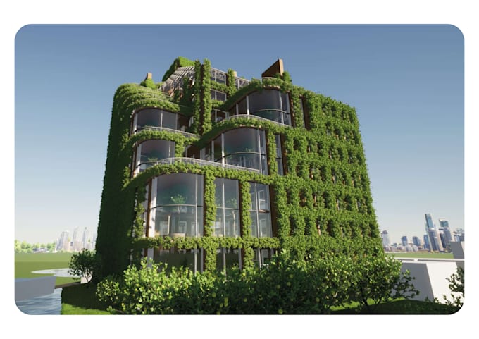 Render the 3d model of your building design by Vortexproducts | Fiverr