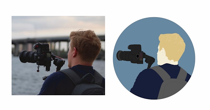 Create a custom minimalist profile picture by Kayleeaoconnor | Fiverr