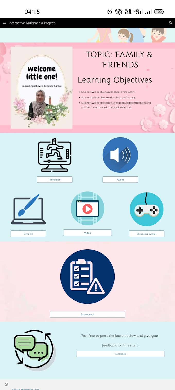 Create a interactive elearning website by Fartiniaiza | Fiverr