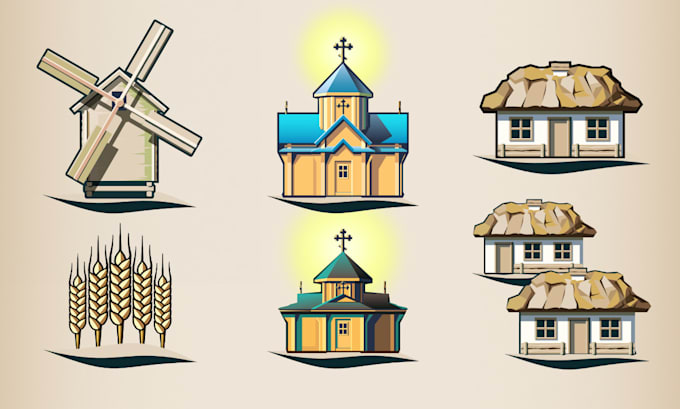 Design 2d vector icons, objects, props for your project by Teamfiy | Fiverr