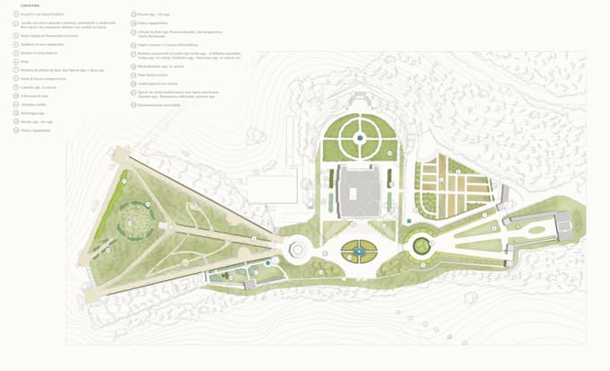 Create a professional and suggestive landscape plan by Matildetei21 ...