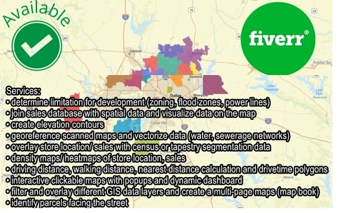 Create gis maps, gis mapping, remote sensing maps by Rameengis | Fiverr