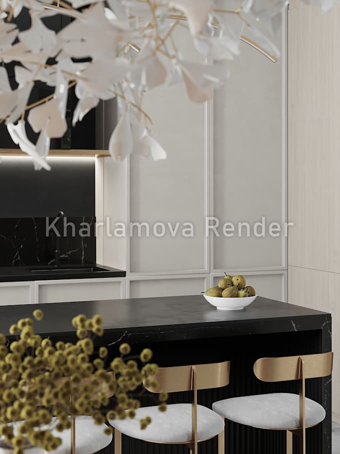 Design and render interior 3ds max corona render by Margorender | Fiverr