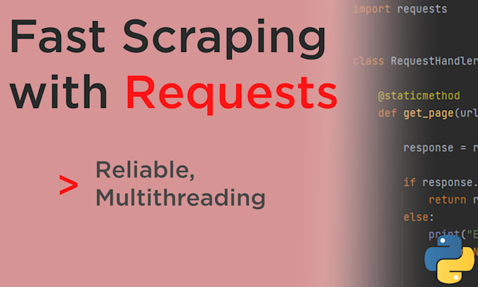 Create a python based web scraper for you by Marloredits | Fiverr