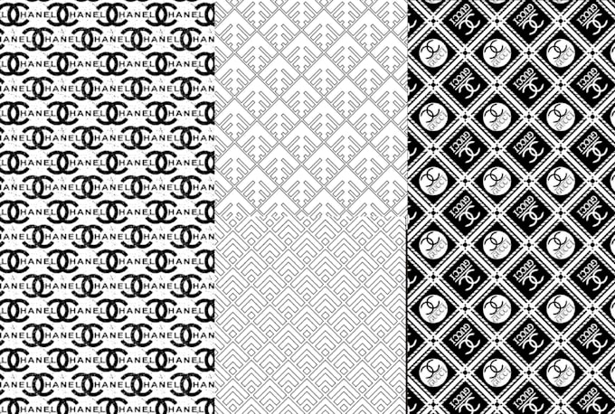 Design logo initials seamless luxury monogram patterns by Rohitrainaa ...