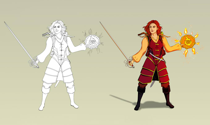 Draw your dnd character art commission portrait by Metamore | Fiverr