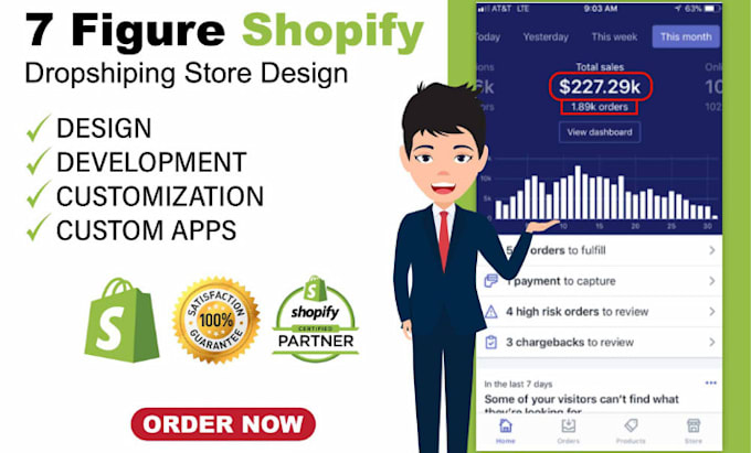 Build a 30k per month shopify dropshipping store website by Sulemanbal ...