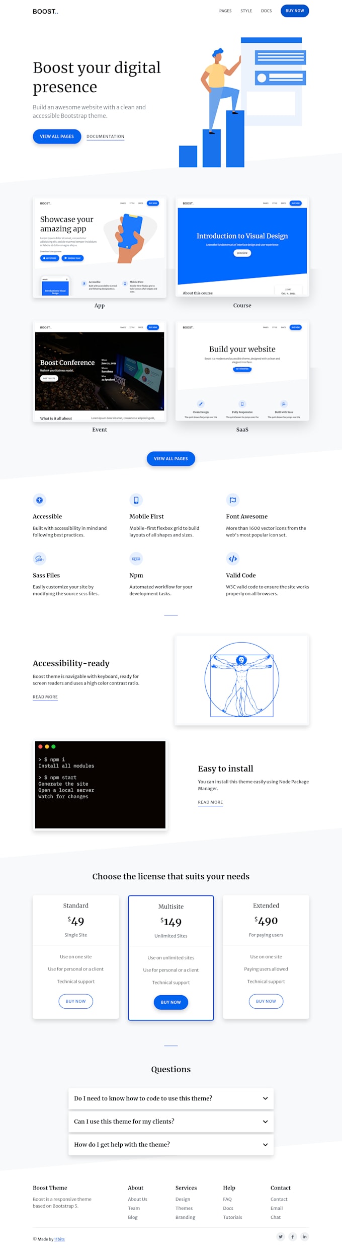 Create responsive html css bootstrap pages by Needyamingmail | Fiverr