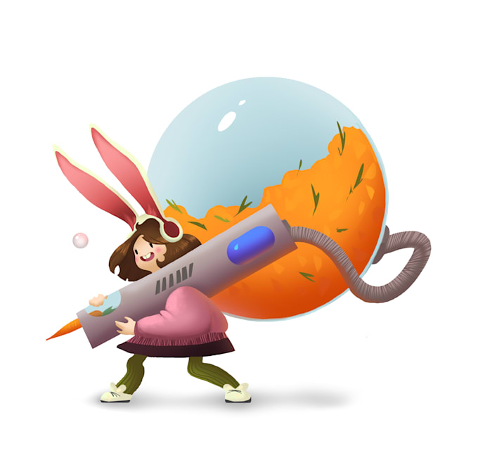Draw your character from description or sketch by Wooksi | Fiverr