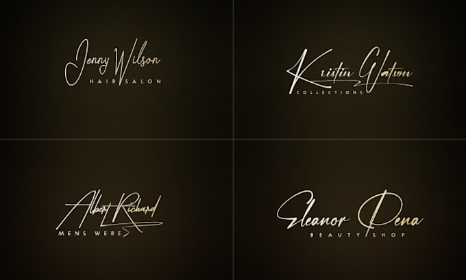 Create your custom, minimal and elegant signature logo by Slashgrid ...