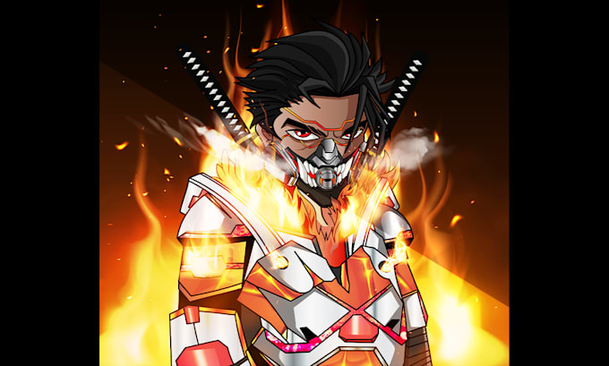 Draw digital art graffiti, cartoon,2d character, game design by ...