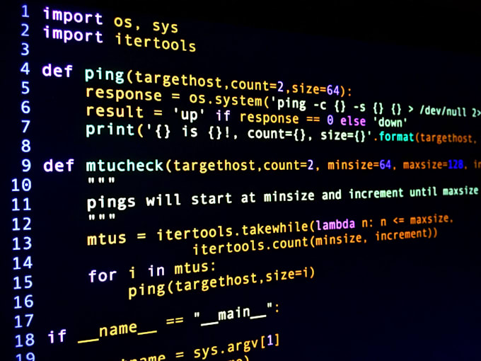Do network automation through python script by Khayyam57 | Fiverr