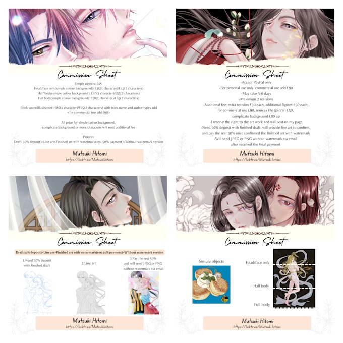 Do illustration, fan art, book cover by Mutsukihitomi | Fiverr