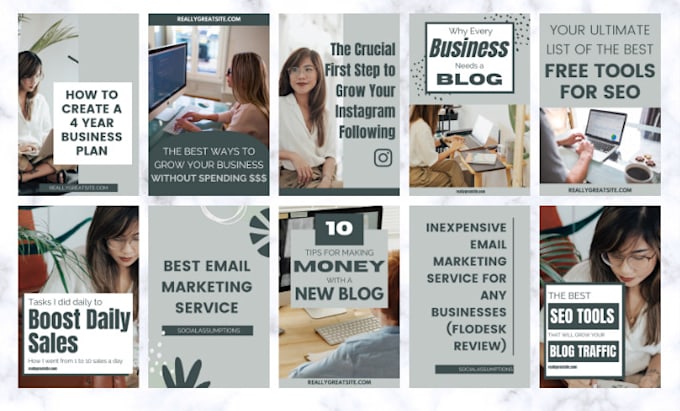 Design professional pinnable pinterest pins for your blog by ...