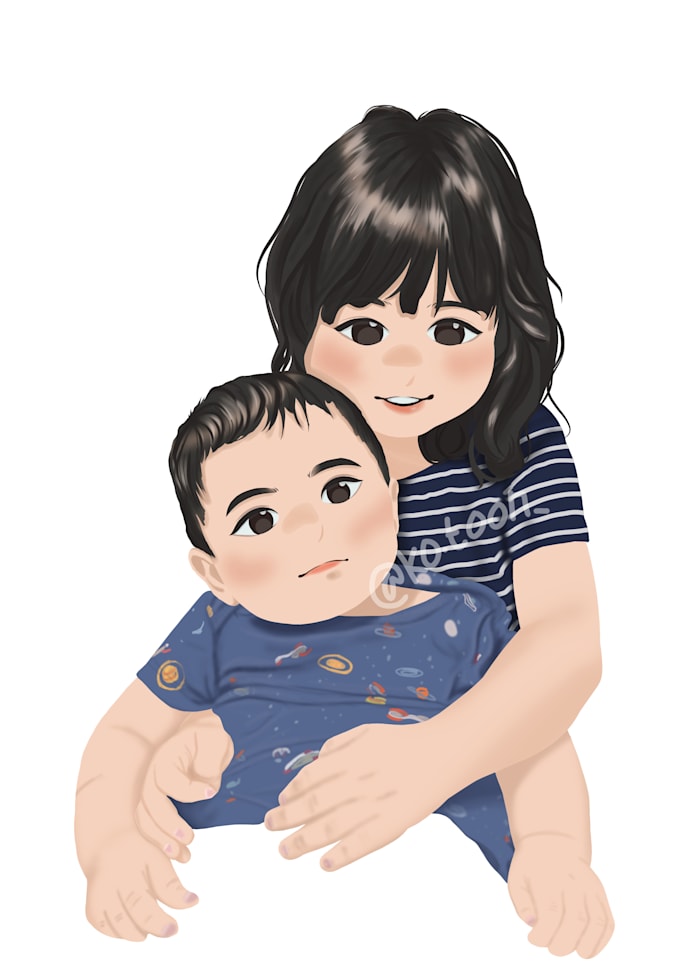 Turn your photo into an animated cartoon by Ko_toon_ | Fiverr