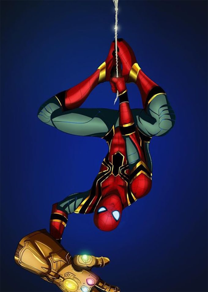 Drawing custom superhero character in action by Sokivalobasha | Fiverr