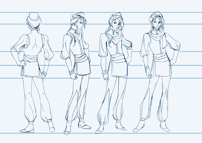 Do professional character design illustration by Maychi_art | Fiverr