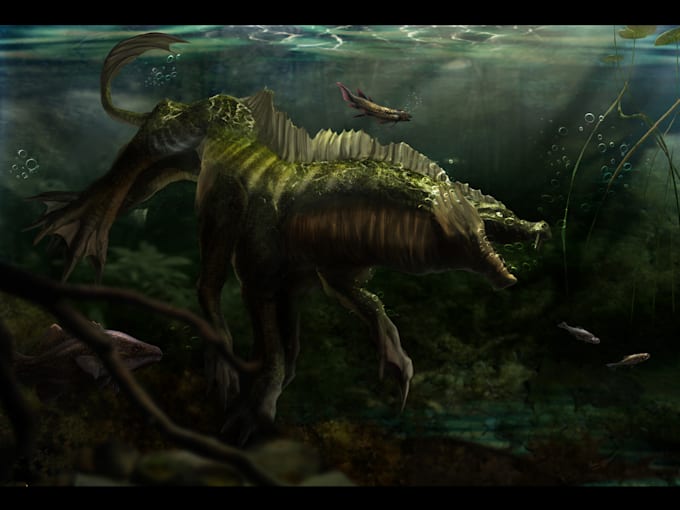 Make a 2d concept of your creature idea by Natalijanaca | Fiverr